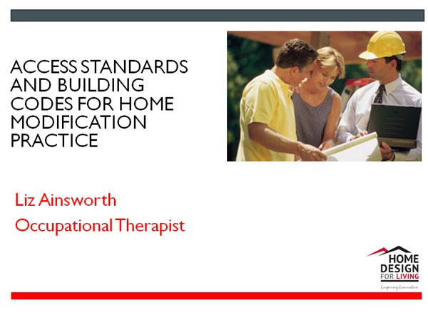 Access Standards and Building Codes for Home Modification Practice ...